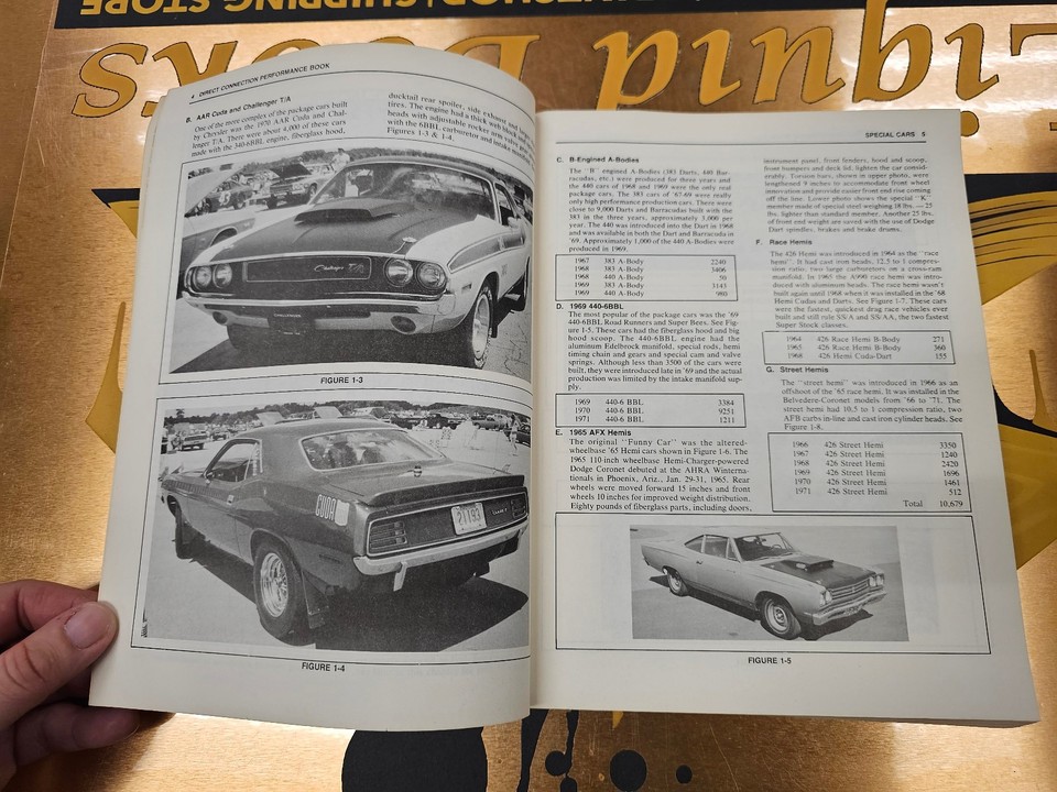 Carroll Shelby Mopar Chassis Speed Secrets Book Vintage 1984 NHRA ...