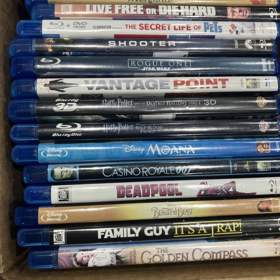 38 Wholesale lot BLU-RAY movies assorted bulk Free Shipping Video CHEAP ...