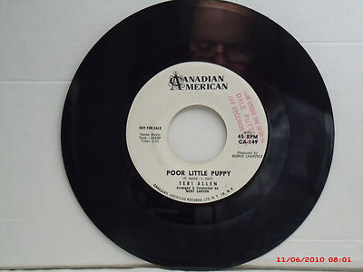 TERI ALLEN-b-(45)-PROMO-POOR LITTLE PUPPY/GOODNIGHT,ITS TIME TO GO ...