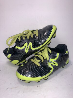 MITRE SZ 3 M BLACK/ Yellow PHOENIX YOUTH BOYS SOCCER CLEATS Shoes HHR5 ...