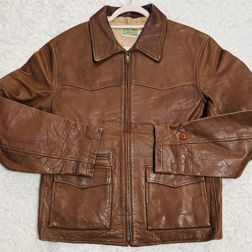 LVC Levi's Vintage Clothing 1930s Menlo Leather Cossack Jacket Brown ...