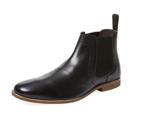 Handmade Men's Black Ankle Chelsea Boot, Handcrafted Chelsea Black Boot ...