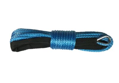 7MM x 15M Dyneema SK75 Winch Rope Blue Synthetic strap 4WD Boat ...