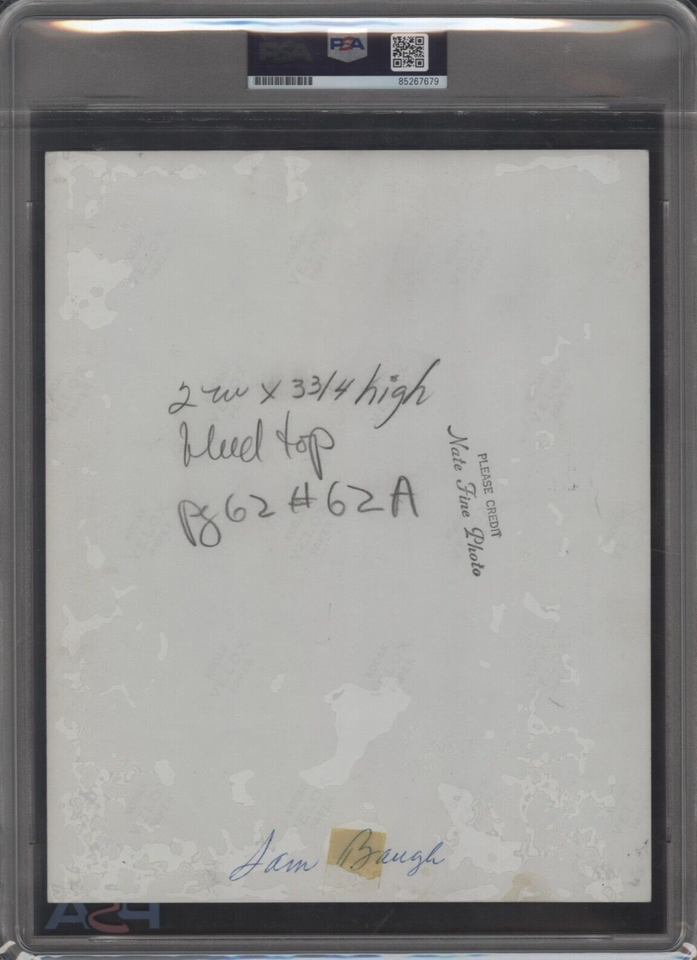 SAMMY BAUGH Washington Redskins Original Photo 8 x 10 PSA Type 1 - by ...