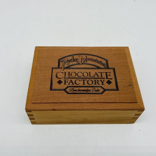 Rocky Mountain chocolate Factory Wooden Collectable Box | eBay