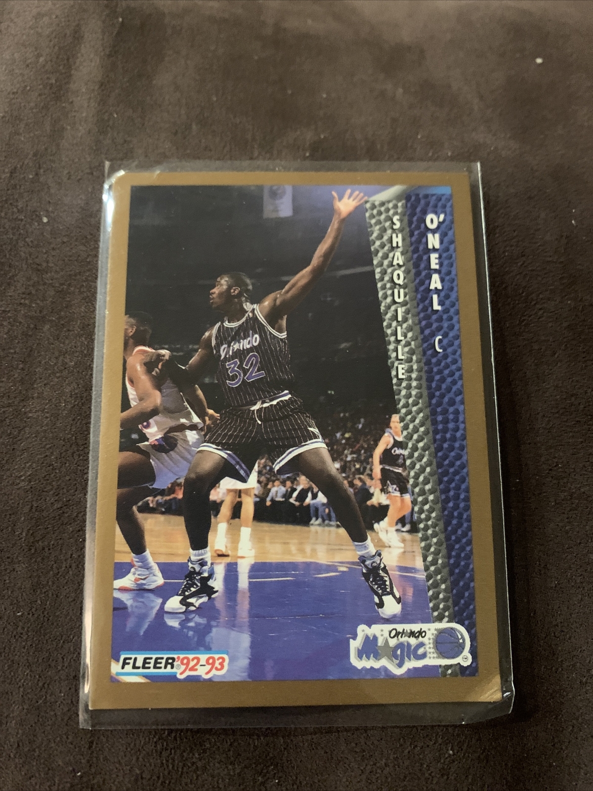 92-93 FLEER BASKETBALL SHAQUILLE O'NEAL ORLANDO MAGIC ROOKIE CARD #401 ...