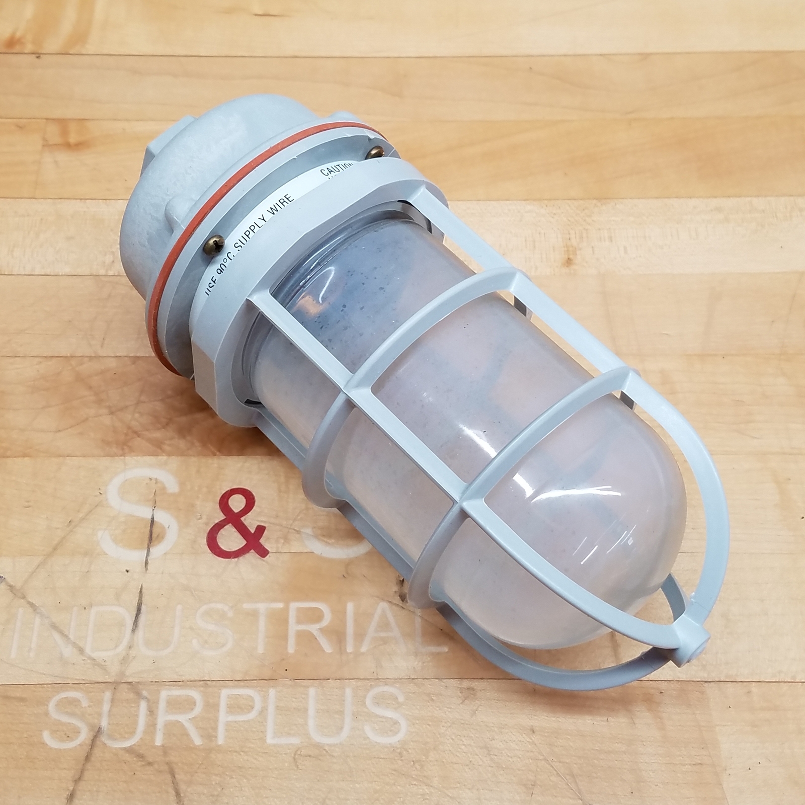 Hubbell NVA15GHG Pendant Mount Box w/ High Temp Glass Globe Guard Cap ...