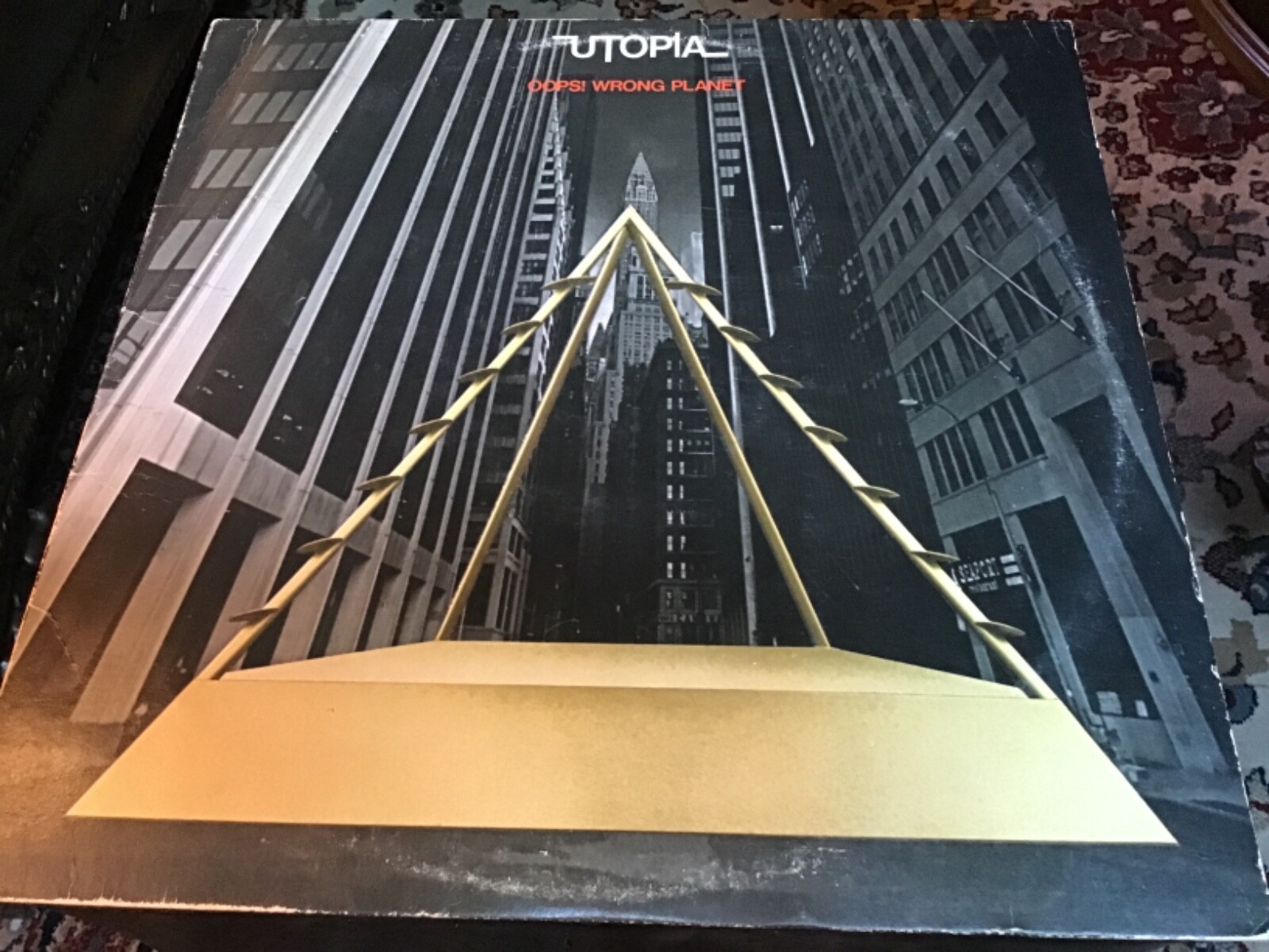 UTOPIA “OOPS WRONG PLANET” ORIGINAL VINYL LP, WARNER BRO. REC. TODD ...