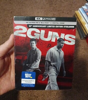 2 Guns 4K Steelbook 4K UHD + Blu-ray + Digital Best Buy Limited Brand ...