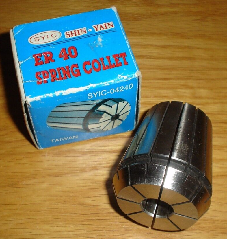 New SYIC ER 40 Size 1/2" Spring Collet SYIC-04240 ER40 for Chuck | eBay