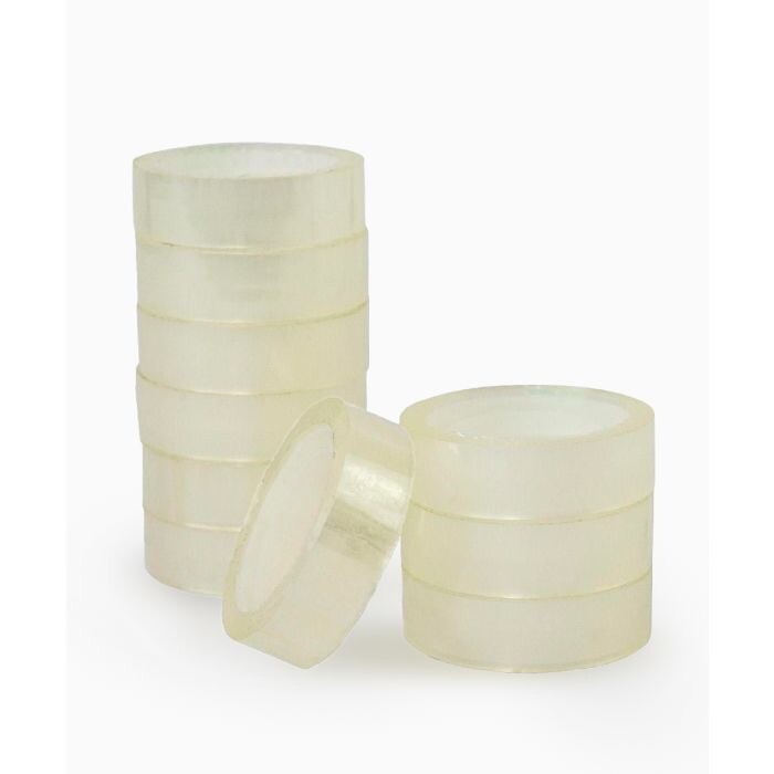 6 X ROLLS CLEAR PACKING TAPE CELLOTAPE SELLOTAPE ADHESIVE SIZE 22MM X ...