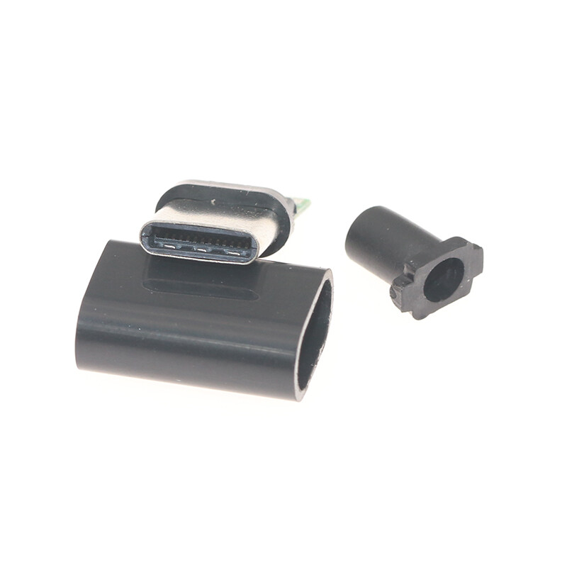 Type C USB Connector Jack Male Plug Welding DIY Data Cable Accessary ...