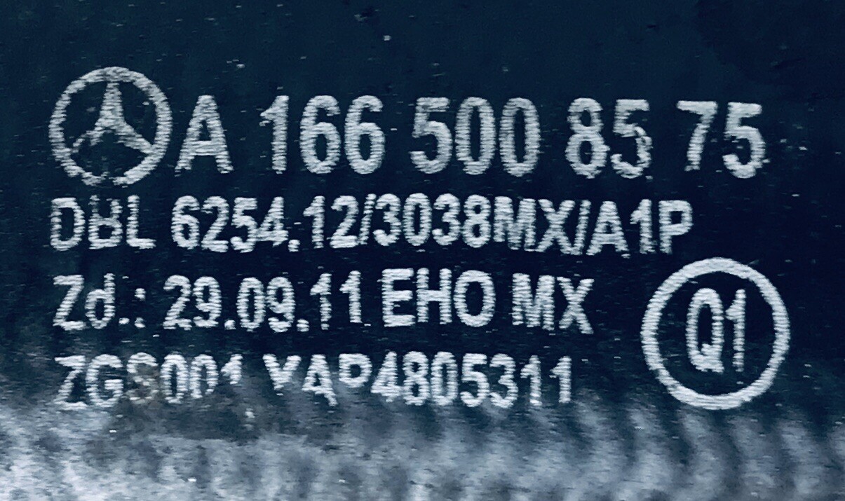 Mercedes-Benz GLS X166 Right Radiator Coolant Hose A1665008575 OEM for ...