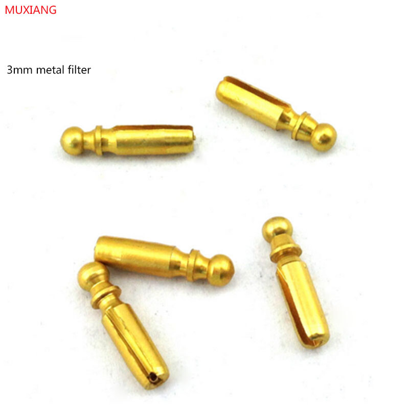 10 Pcs 3mm Metal Smoking Pipe Filter for Acrylic Mouthpiece of Tobacco ...