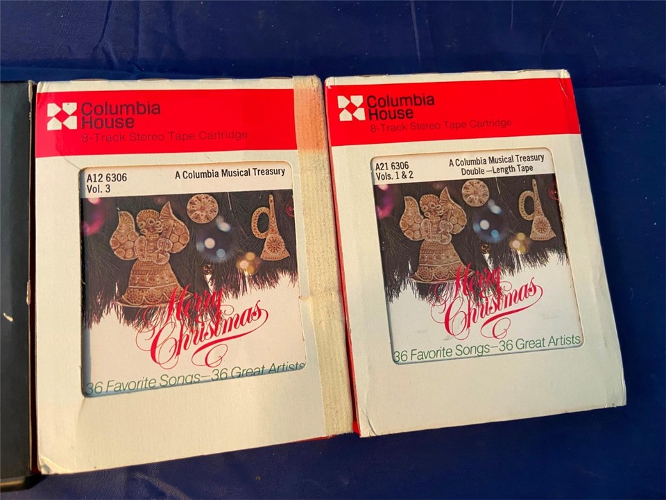 Lot of 4 Vintage 8-Track Cartridge Tapes Christmas Variety Untested Jim ...