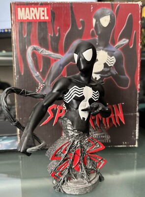 Symbiote Spider-Man Bust Marvel Diamond Select 2002 Sam Greenwell Ltd ...