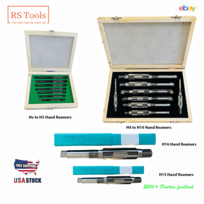 New Adjustable Hand Reamer Set 20 Pcs HV TO H16 Sizes (1/4 " to 2.7/32 ...