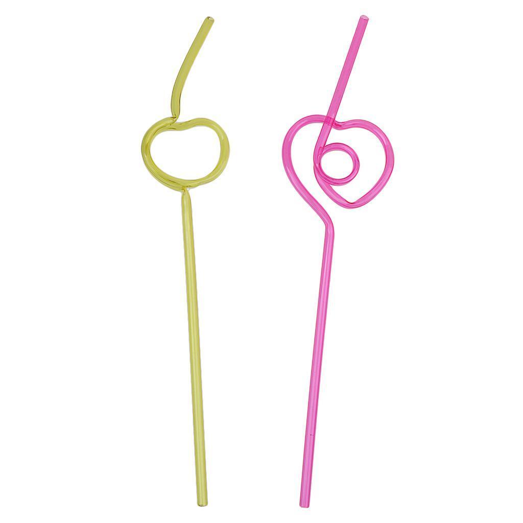 10x Reusable Plastic Drinking Straws for Adults And Children | eBay