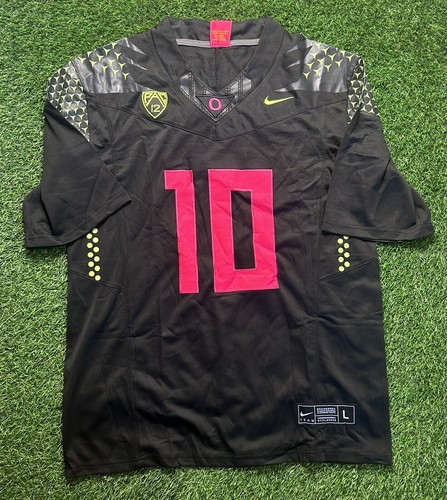 Nike Oregon Ducks Pink Breast Cancer Awareness Football Jersey Justin ...