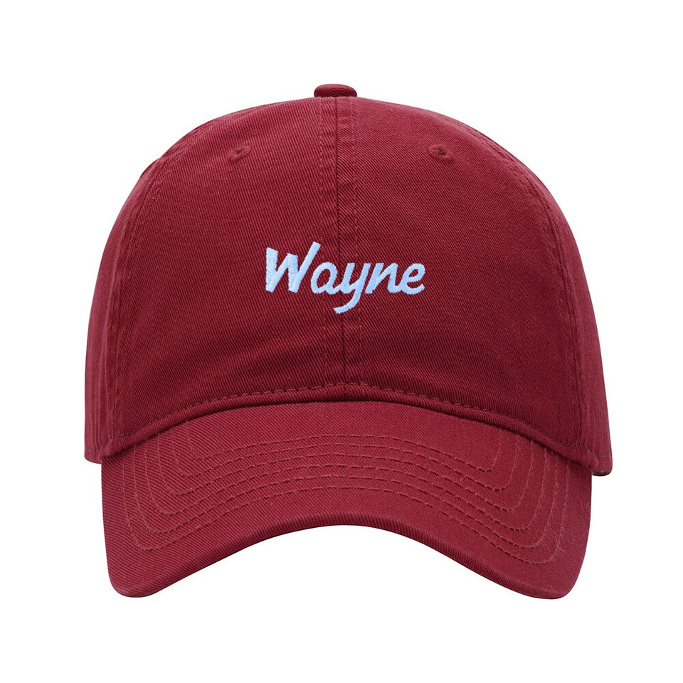 Baseball Cap Men Name Wayne Gift Embroidered Washed Cotton Dad Hat ...