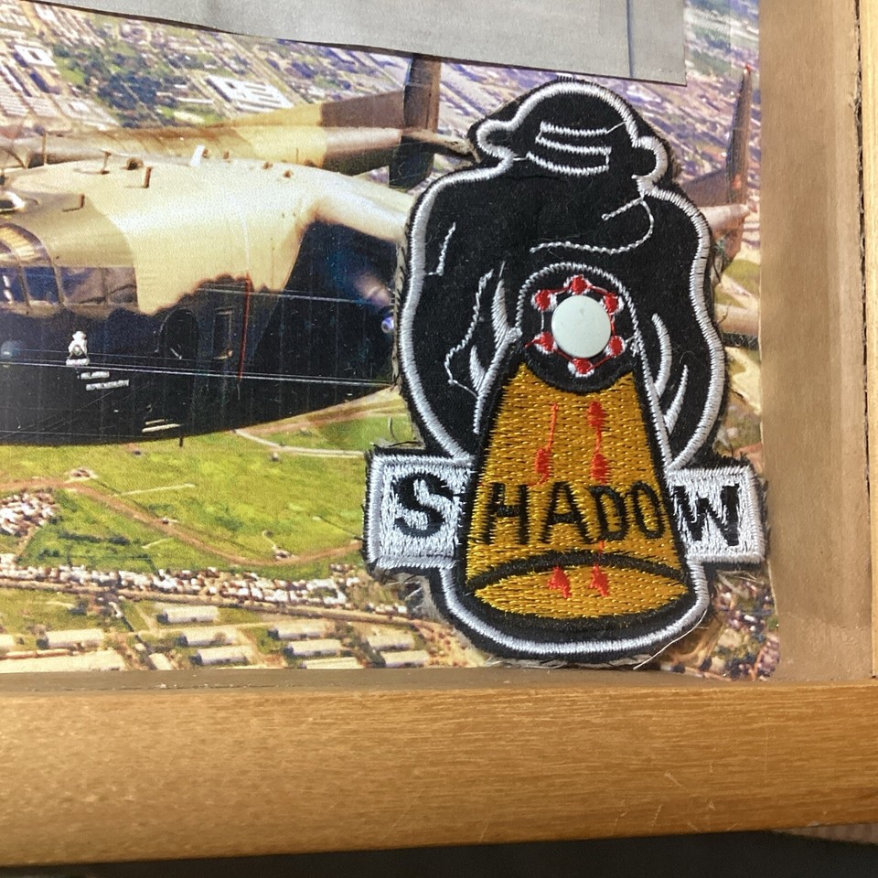 Vintage Military Vietnam Period AC 199K Gunship Shadow Box With “Shadow ...