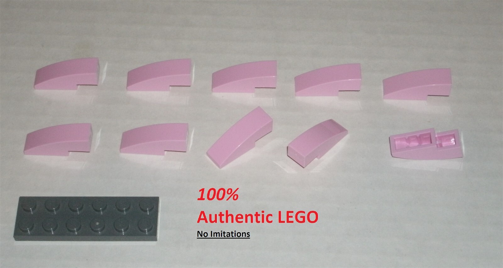 LEGO NEW 1x3 Bright Pink Slope Curved (10x) 6133062 Brick 50950 | eBay