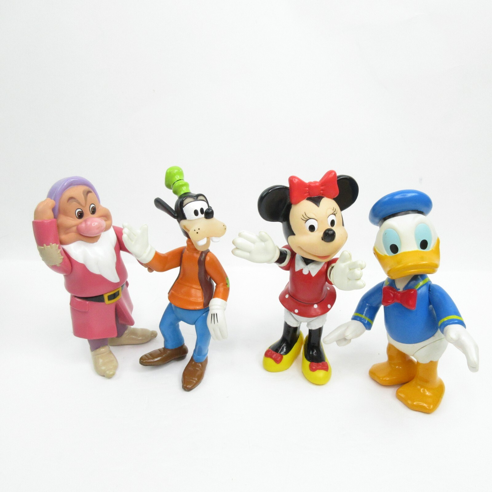 Vintage Walt Disney Posable Figure Collectible Minnie, Donald, Goofy ...