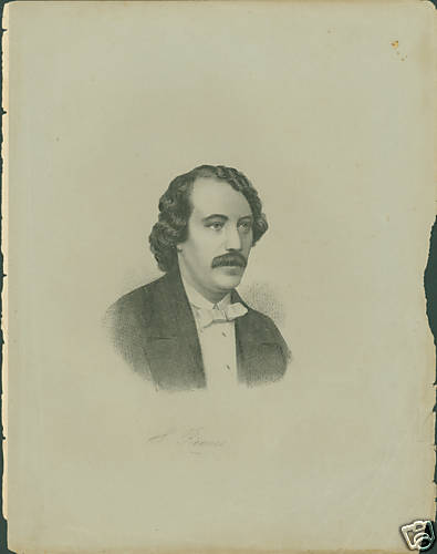 1875 large Lithograph of Opera Tenor Sims Reeves | eBay