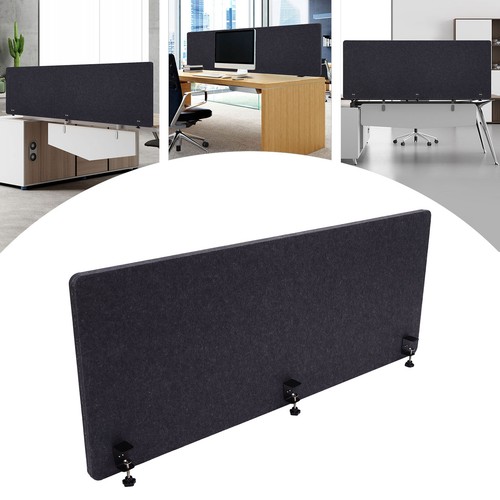 59*23" Desk Divider Soundproof Table Privacy Panel Freestanding bureau ...