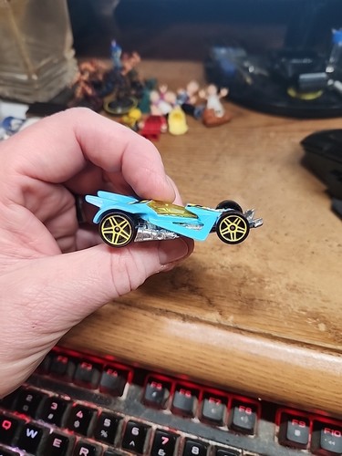 Hot Wheels RD-06 RD06 Acceleracers Double Jump Duel Race Car Blue 2004 ...