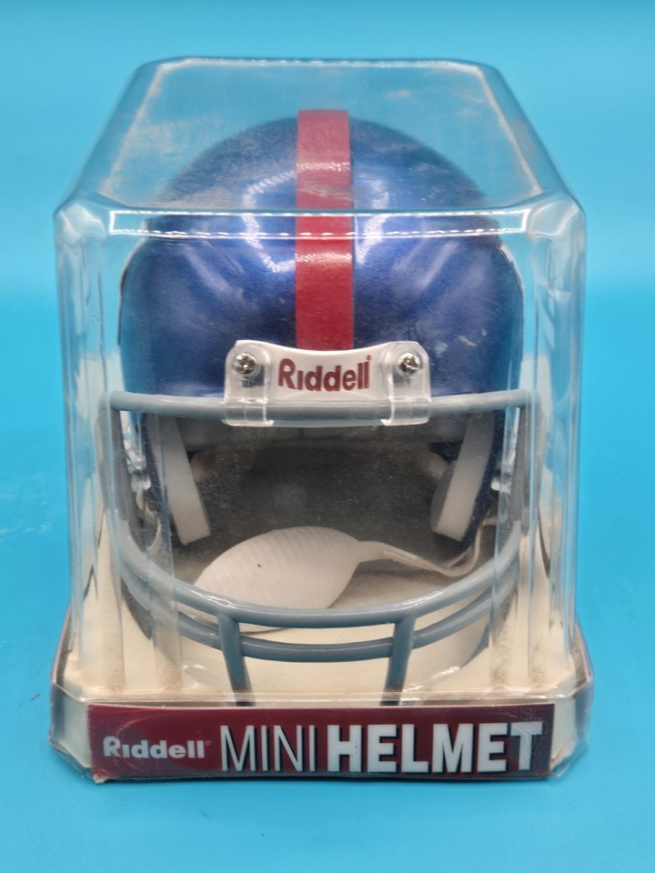 New York Giants Autographed Ridell Mini Helmet Lawrence Taylor No COA ...