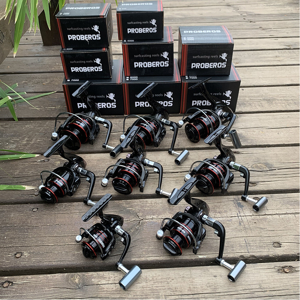Proberos Spinning Fishing Reels 7000 High Speed Smooth Ultralight Spool ...