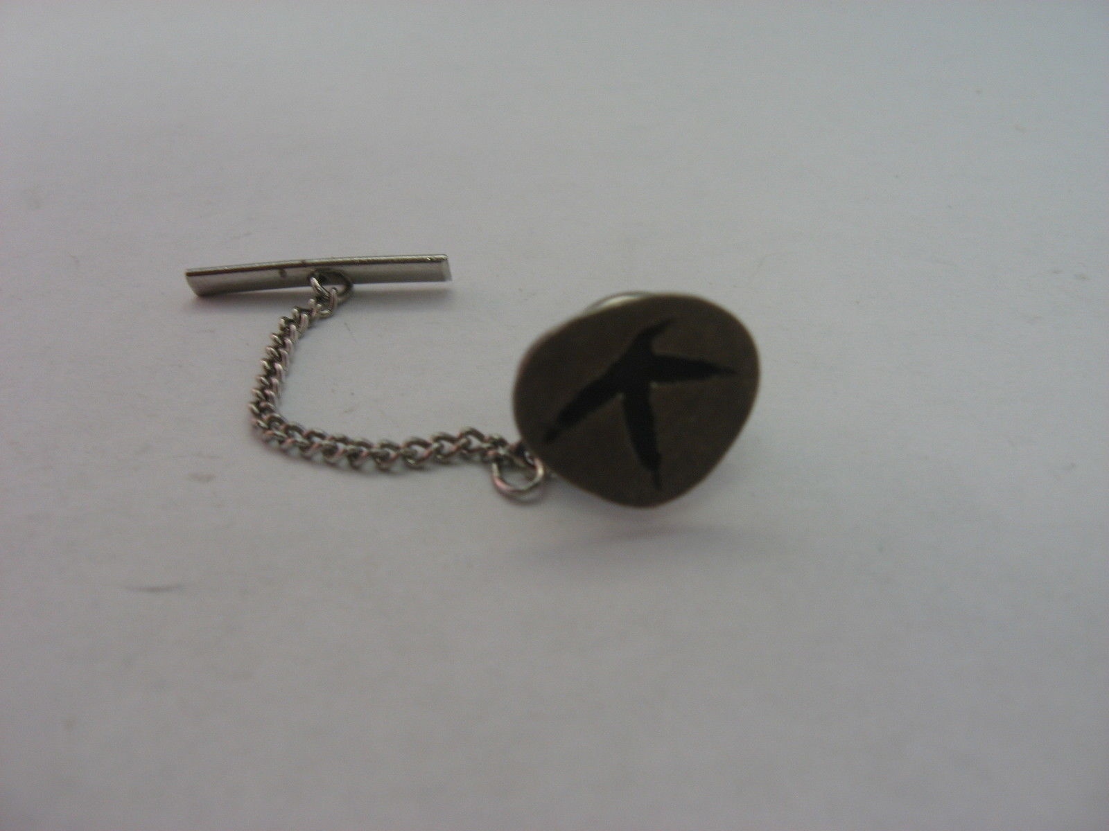 Lovely Vintage Bird Talon Mens Tie Tack Jewelry Pin - Gem