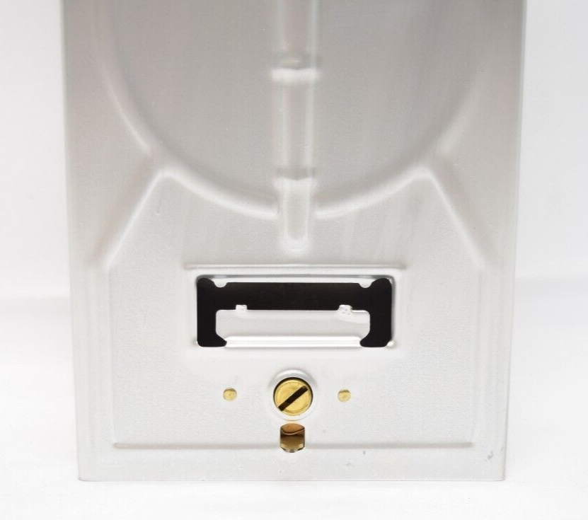 Vintage Fulton Aluminum Finish Letter Drop Mail Box with Keylock #A-128 ...