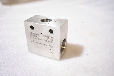PARKER AUTOCLAVE 60VM9071 HIGH PRESSURE VALVE MANIFOLD 316SS, MAWP ...
