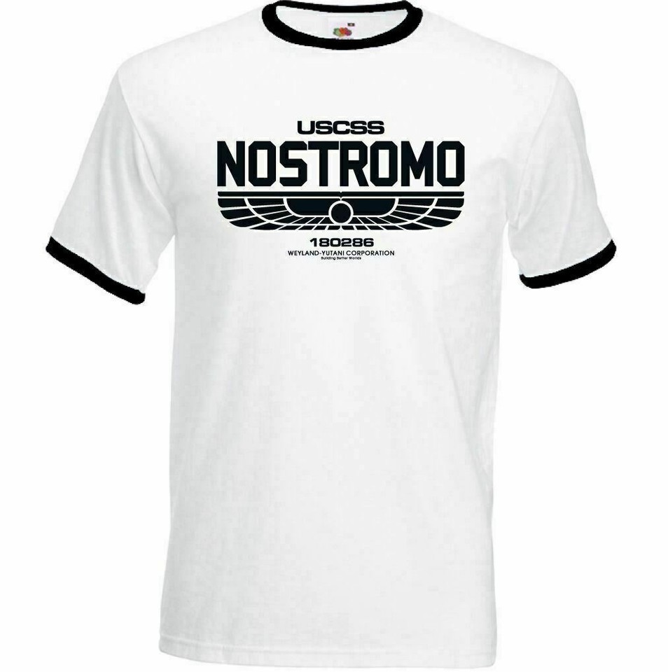 Nostromo T-Shirt Alien 180286 Mens Film Movie USCSS Weyland-Yutani Sci ...