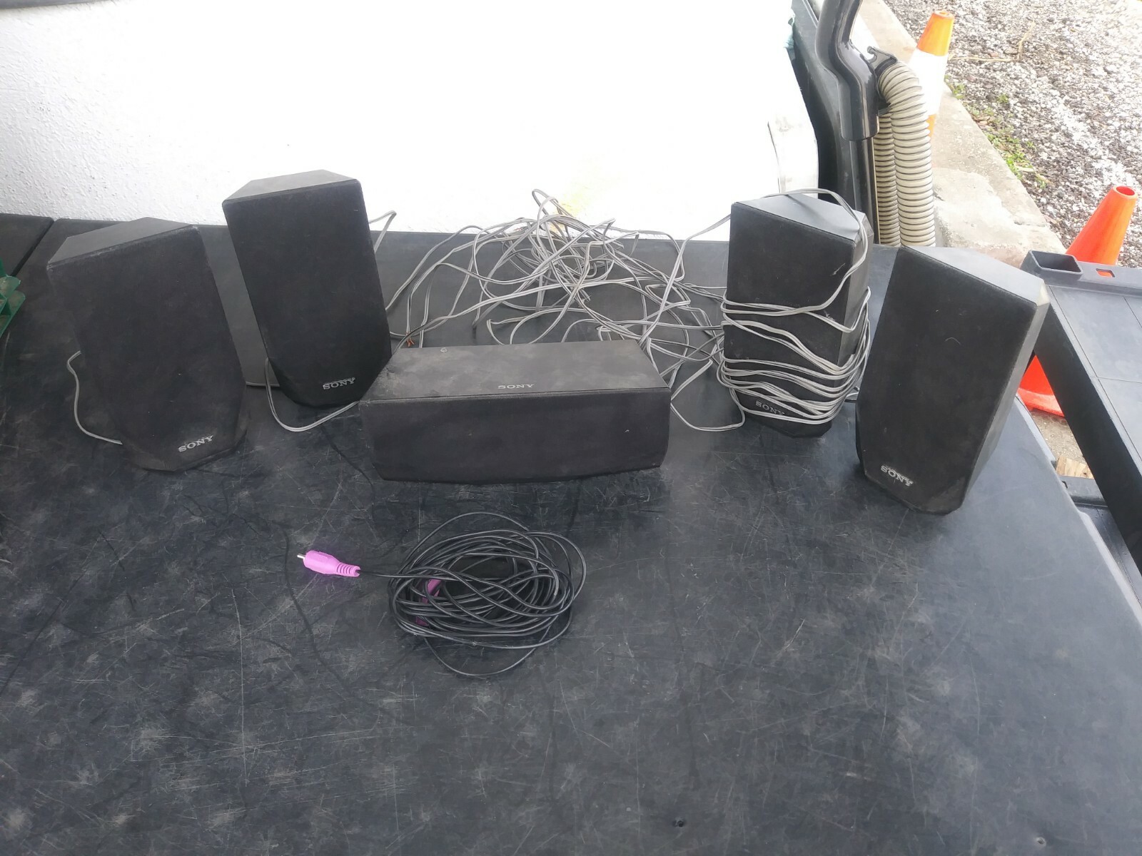 SONY - Home Theater Surround Sound Speakers Set - (SS-CTB121 & SS ...