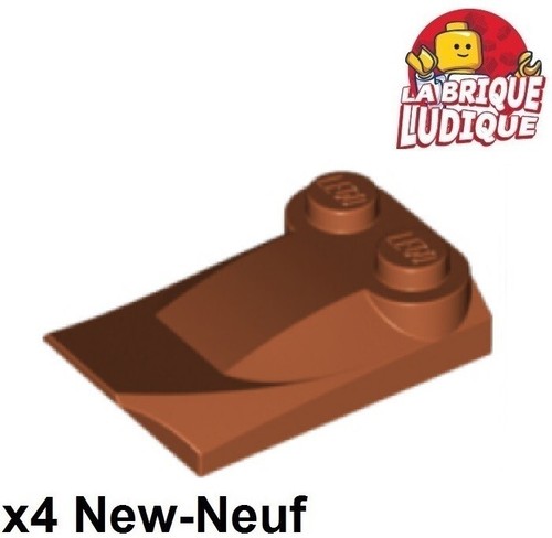 Lego 4X Slope Curved Brick Pente Courbe 3X2 Wing Aile Bec Dark Orange ...