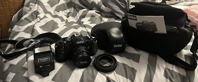 Vivitar V3800N 35mm SLR Film Camera with 50mm Lens Leather Body Case | eBay