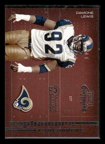 2002 Playoff Contenders #SC-16 Damione Lewis Sophomore Contenders St ...