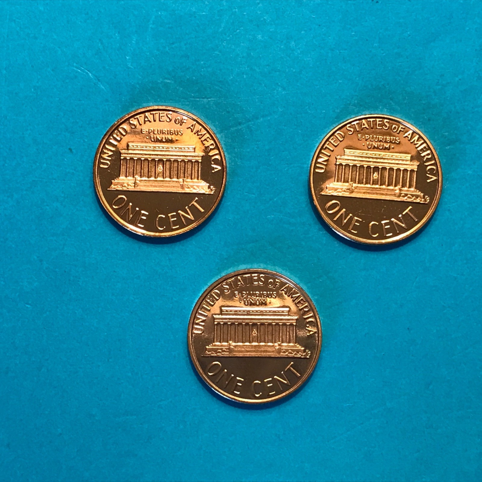 1976 S Proof Lincoln Cent 3 Coins FREE SHIP ***SEE PICS | eBay