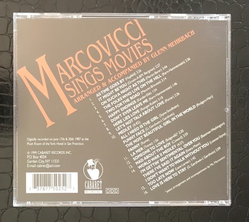 Marcovicci Sings Movies by Andrea Marcovicci (CD, 1998) for sale online ...