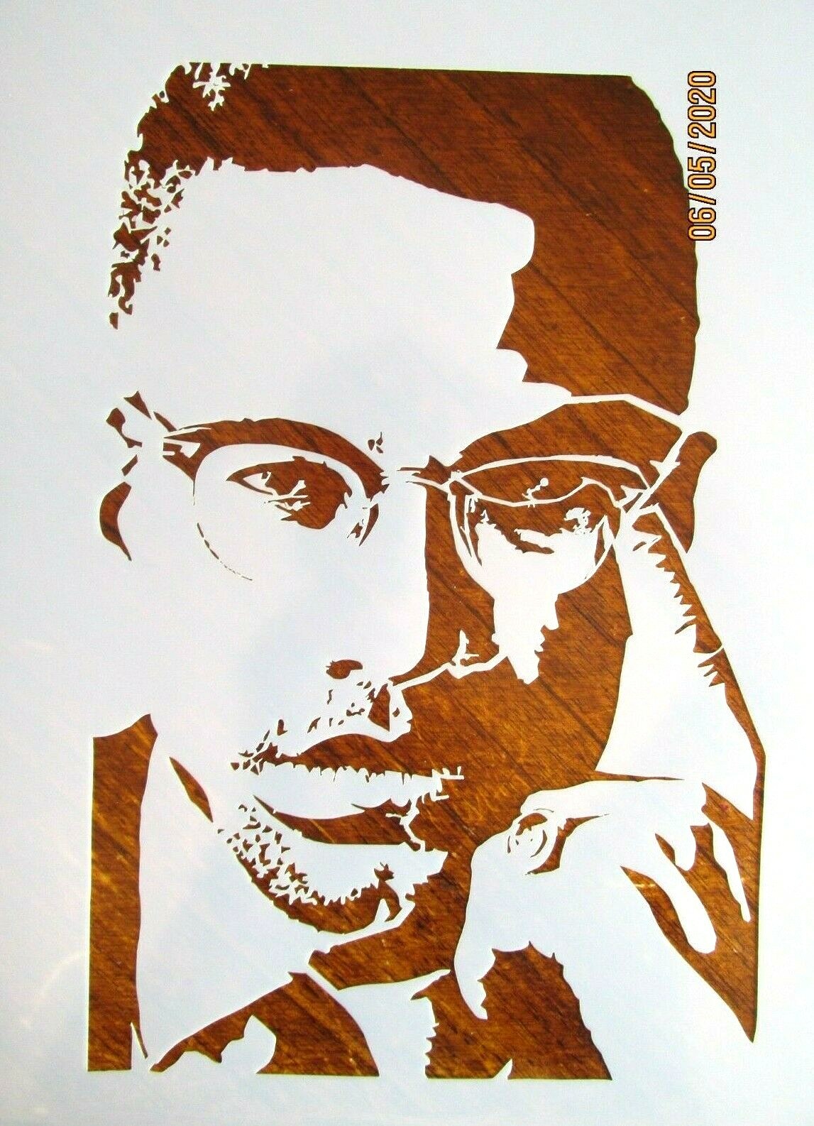 Malcolm X Stencil