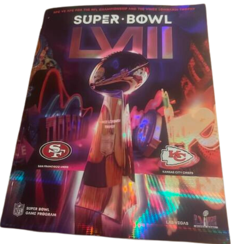 Super Bowl 58 LVIII 2024 NFL Official Stadium Program with Hologram ...