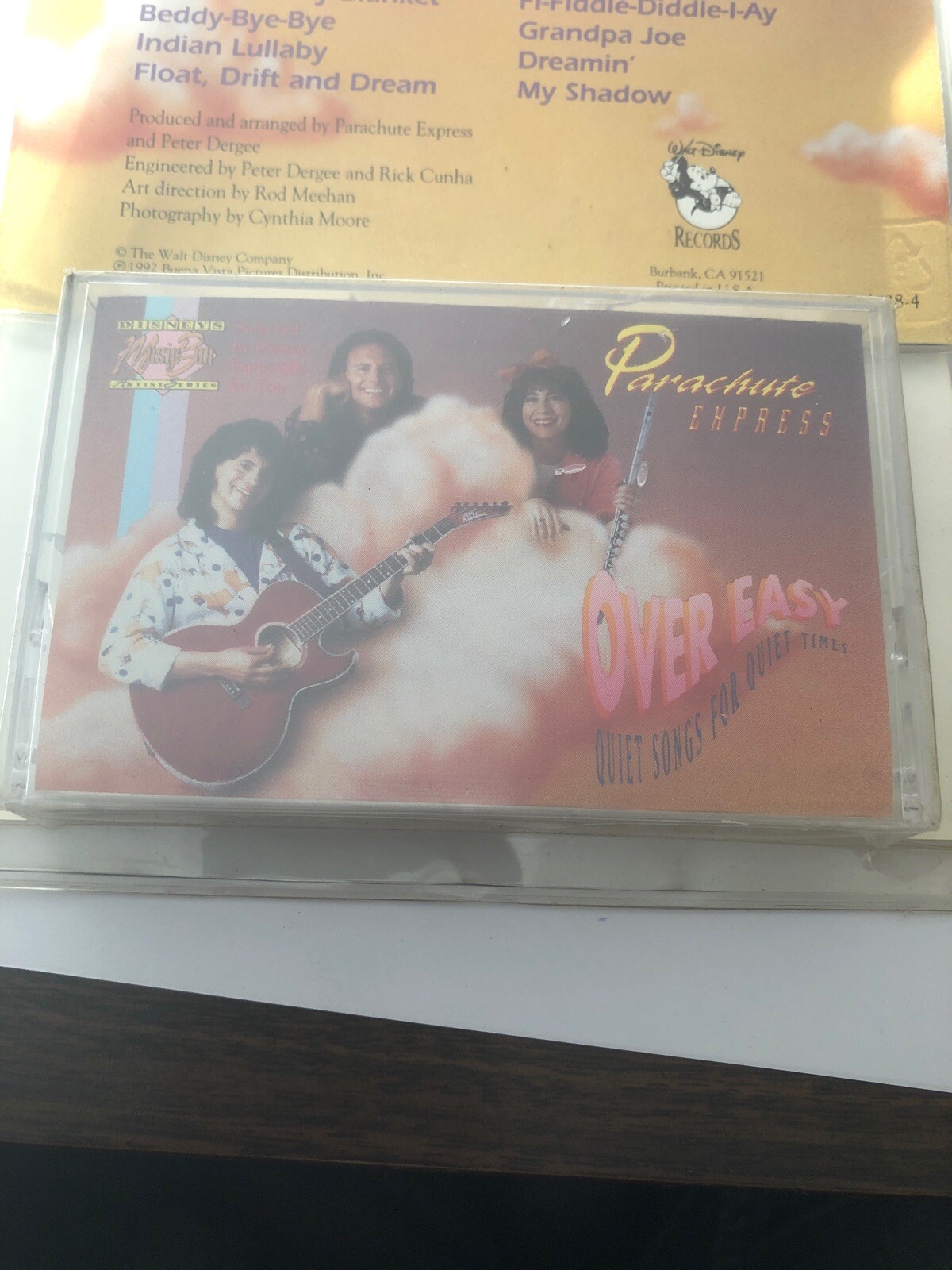 Disney Artists Parachute Express Over Easy Cassette Tape W/ Lyric Book ...