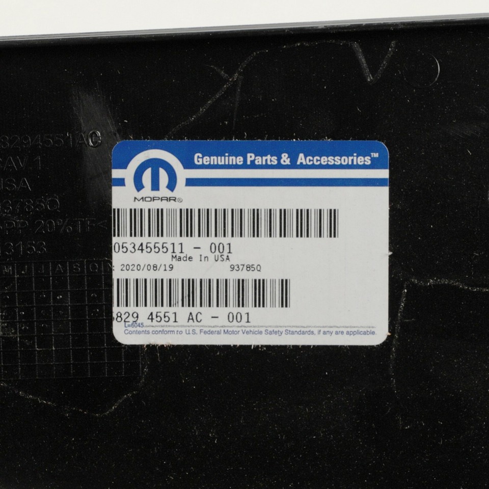 2019-2024 RAM 1500 Radiator Upper Seal OEM NEW MOPAR 68294551AC ...