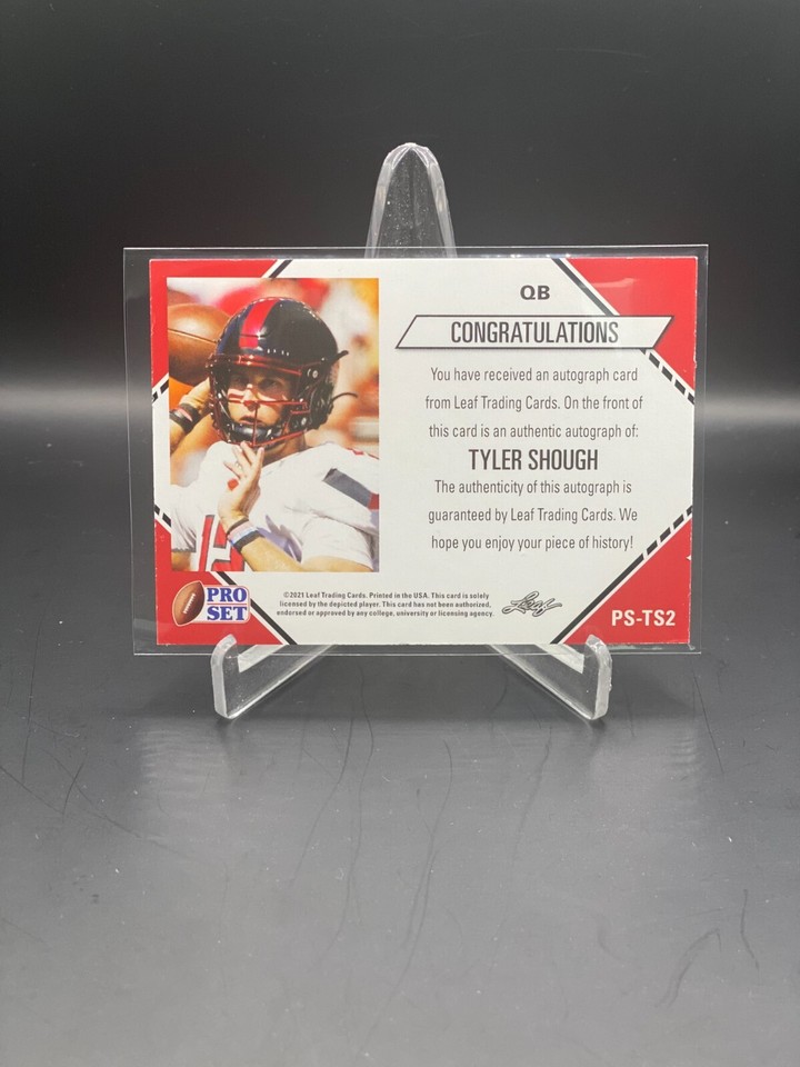 2021 Leaf Pro Set Tyler Shough Rookie Auto #PS-TS2 | eBay