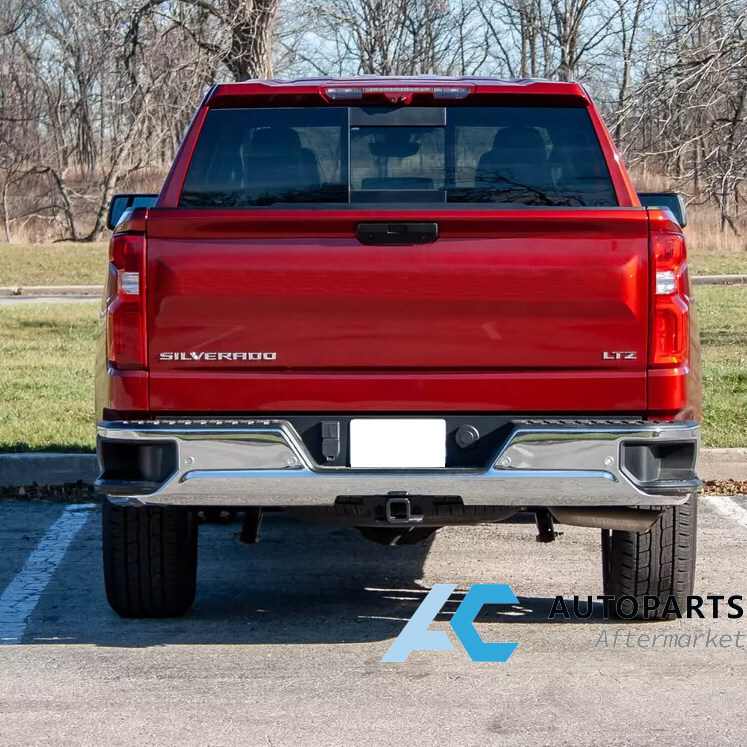 For 2019-2023 Chevy Silverado 1500 GMC Sierra 1500 Rear Bumper W/ Park ...