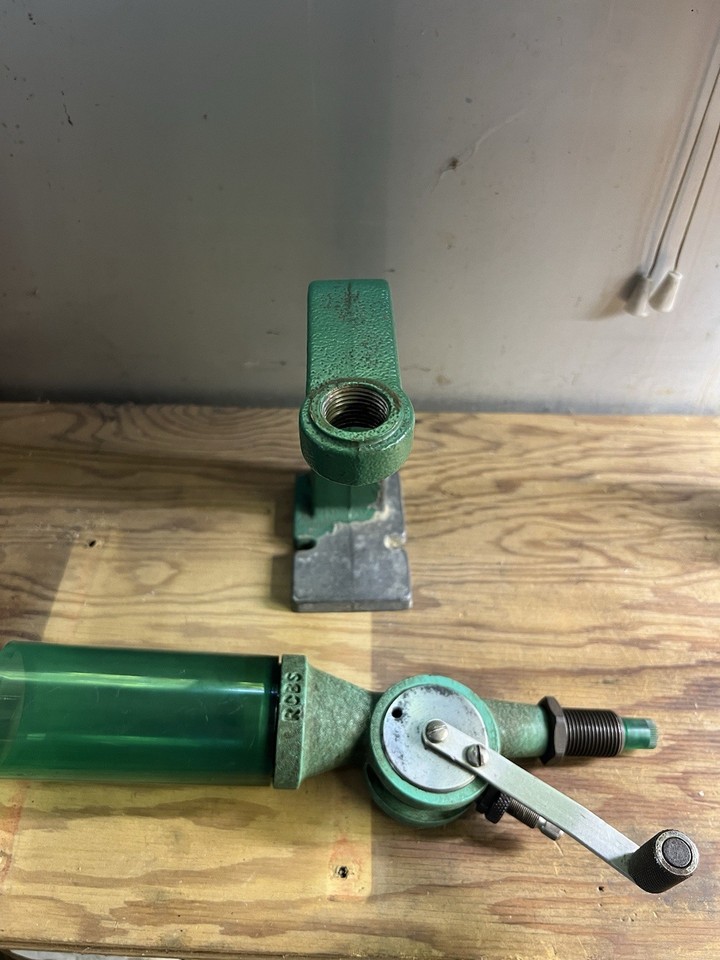 RCBS Uniflow Powder Measure and Stand With Large And Small Cylinders | eBay