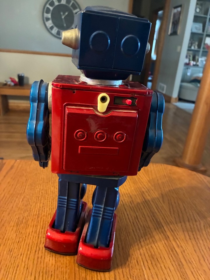 Vintage Very Nice Durham 1960’s Apollo 2000 Tin Litho Robot Made In ...